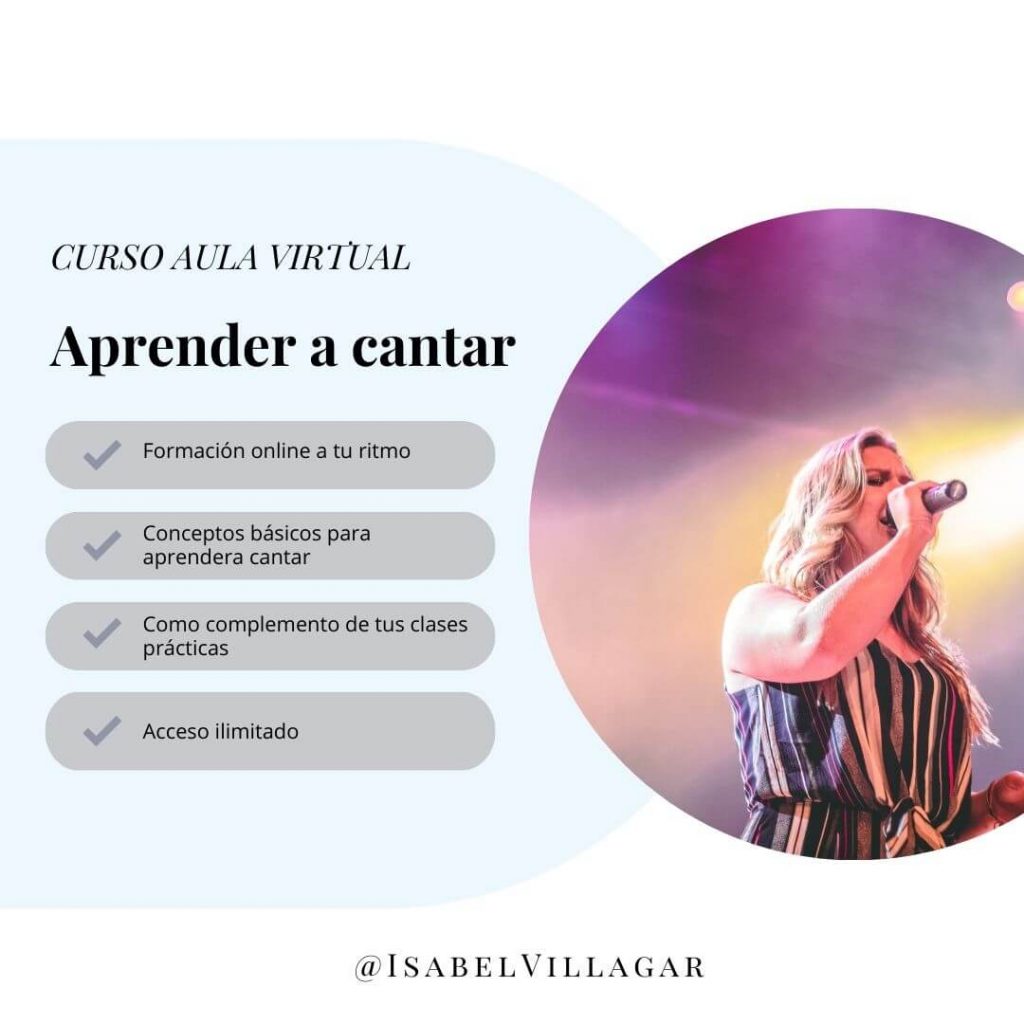 Curso online para aprender a cantar