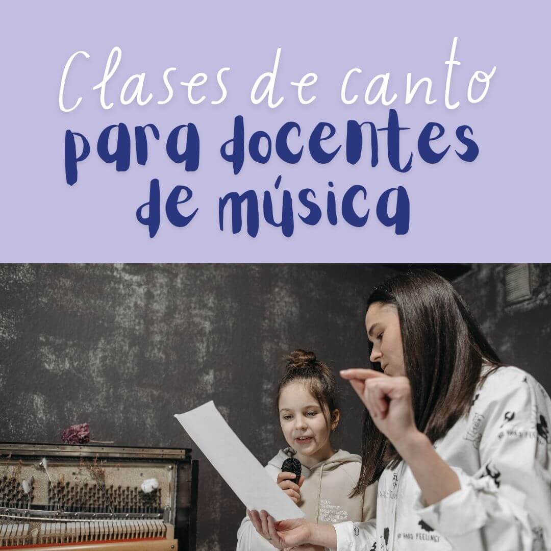 Clases de canto para docentes de música